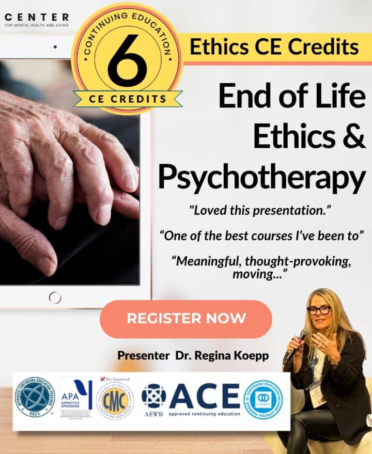 End-of-Life Psychotherapy: Evidence-Based Approaches for Care